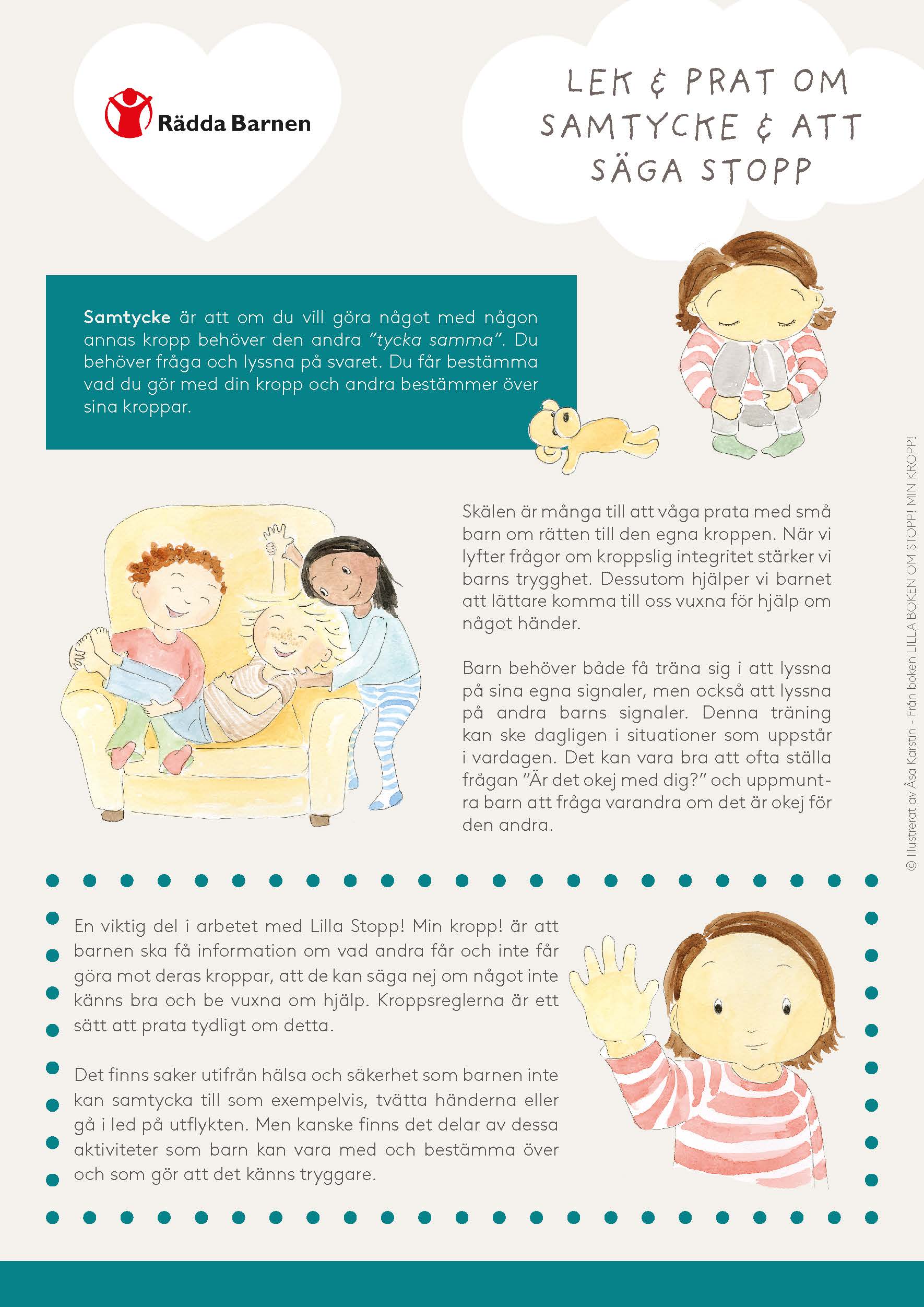 Stopp! Min kropp! - Förskolan - Rädda Barnen